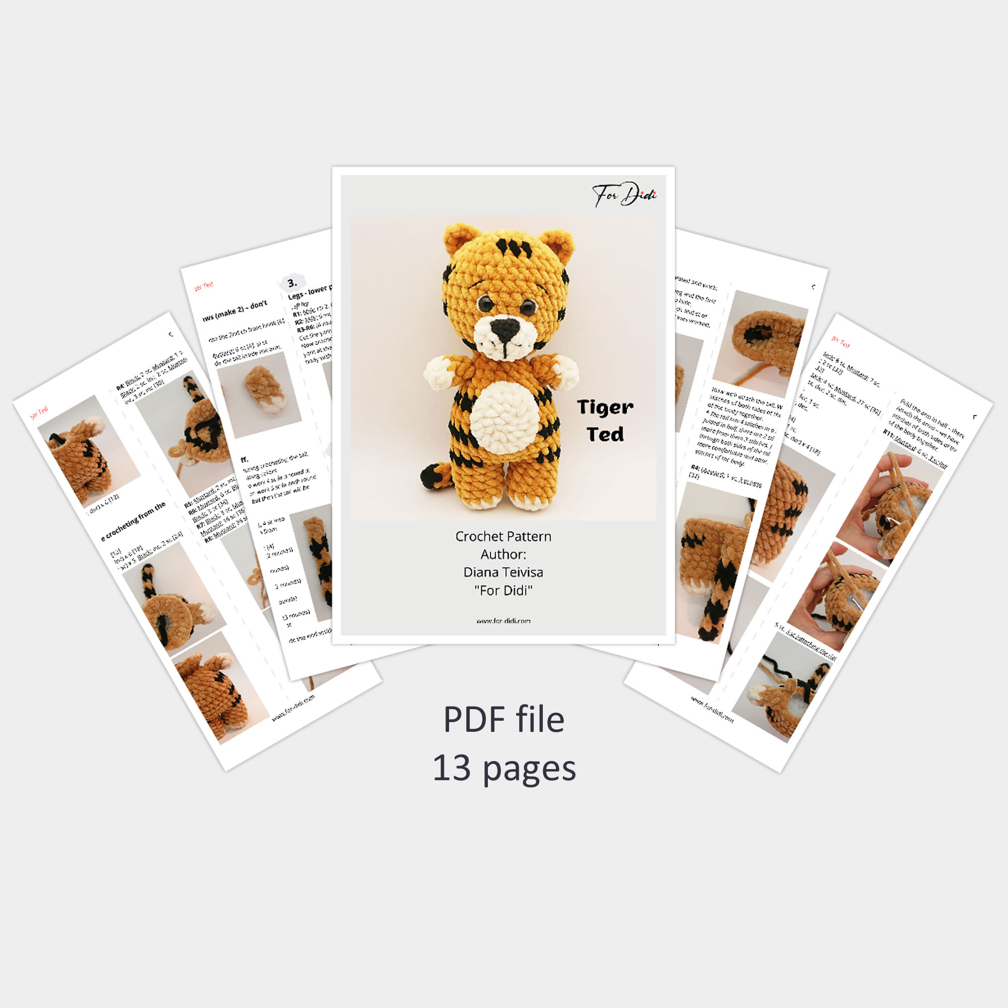 ALL PATTERNS (ENG): Tiger Ted
